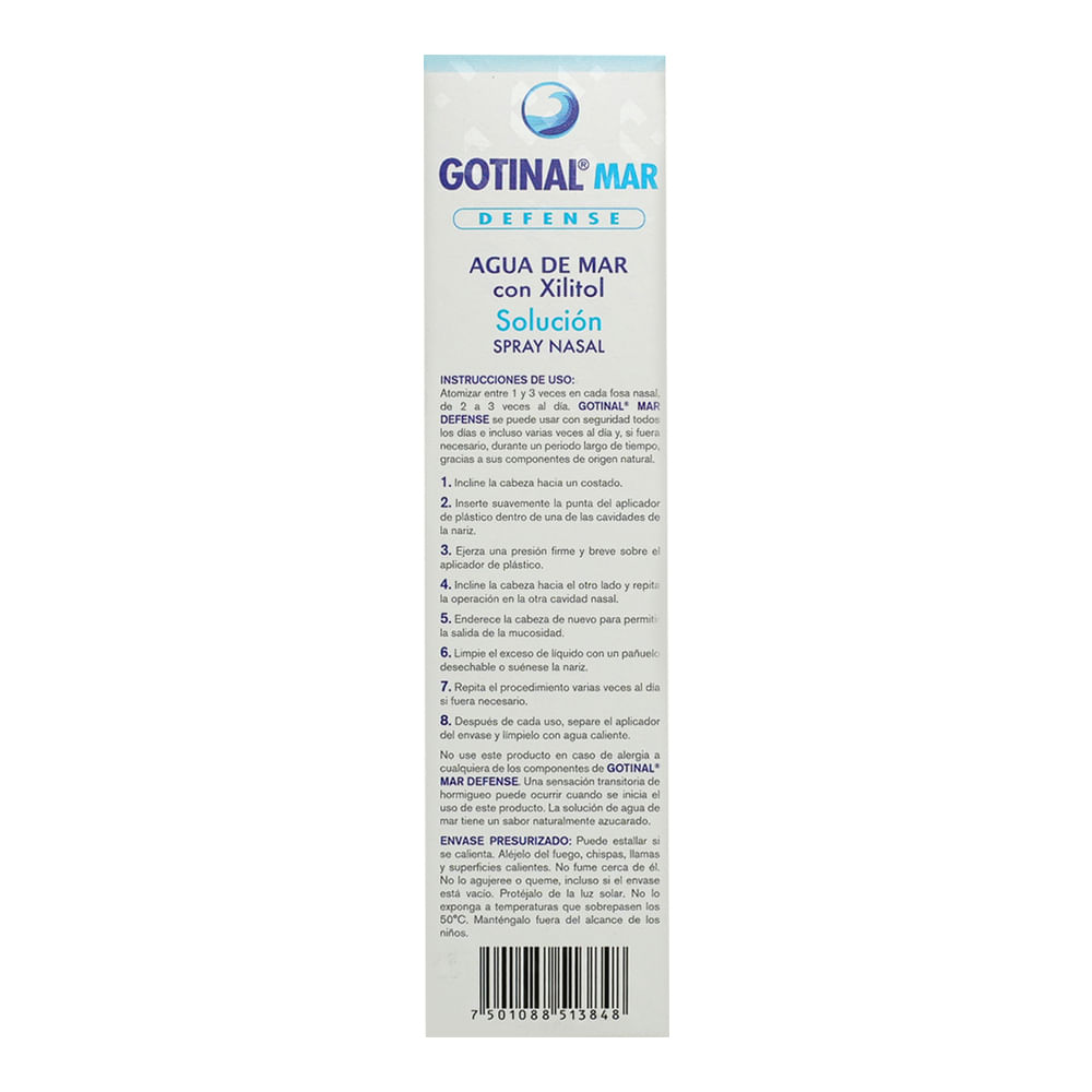 Gotinal Mar Defense Inf Solucion Atomizador C/50 Ml - Farmatodo en linea Gotinal Mar Defense Inf Solucion Atomizador C/50 Ml - Farmatodo en linea