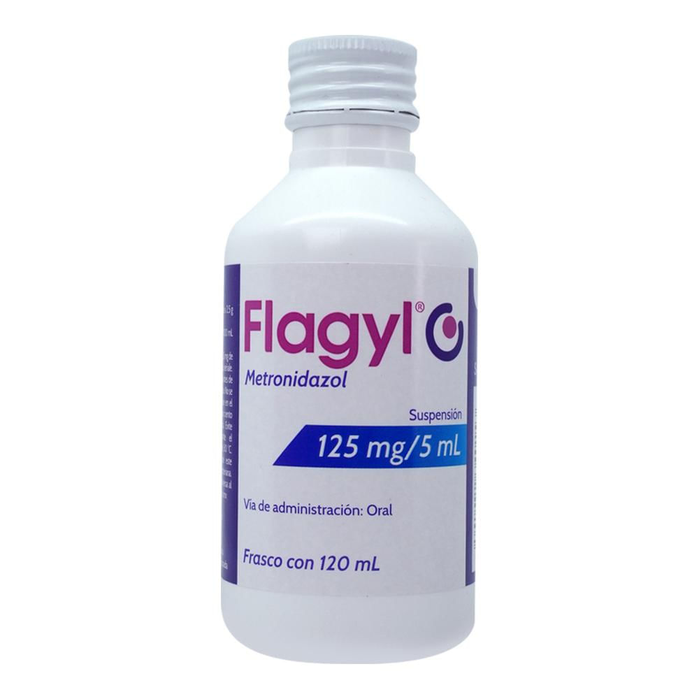 Flagyl Suspension 125/5 Mg/Ml Frasco C/120 Ml - Farmatodo en linea